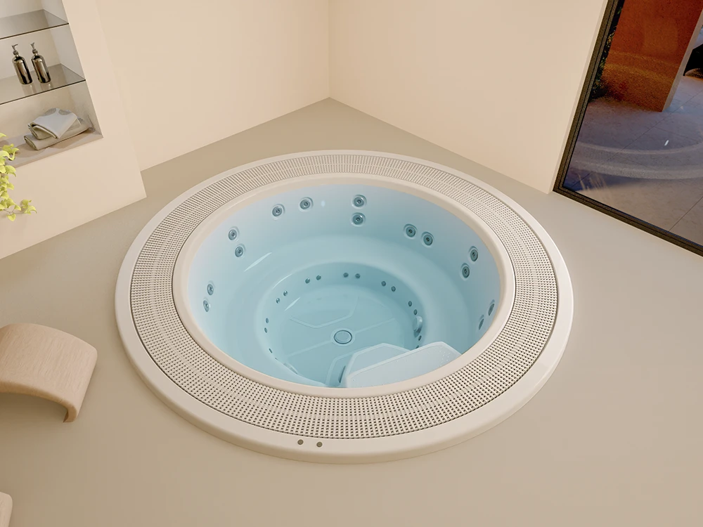 Round hot tubs | Comfort and circular design | Aquavia Spa